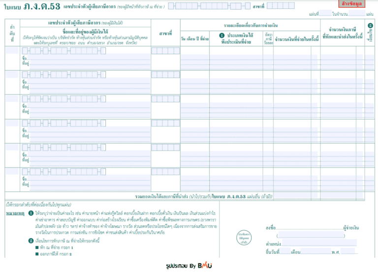 ภงด 53 คืออะไร? เข้าใจง่ายๆใน 5 นาที - BMU